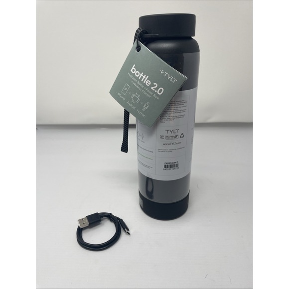 Dining | New Tylt 24oz Power Bottle 2 With Wireless Charging Power Bank ...